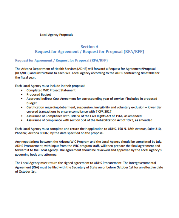 Agency Proposal - 10+ Examples, Format, Pdf | Examples