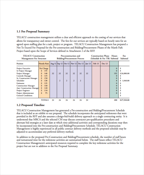 Management Proposal - 15+ Examples, Format, Pdf | Examples