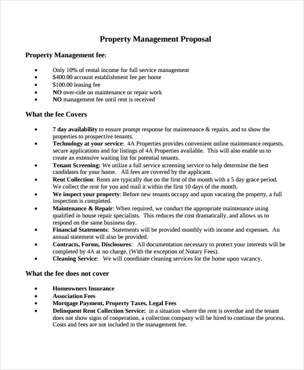 Management Proposal - 15+ Examples, Format, Pdf | Examples