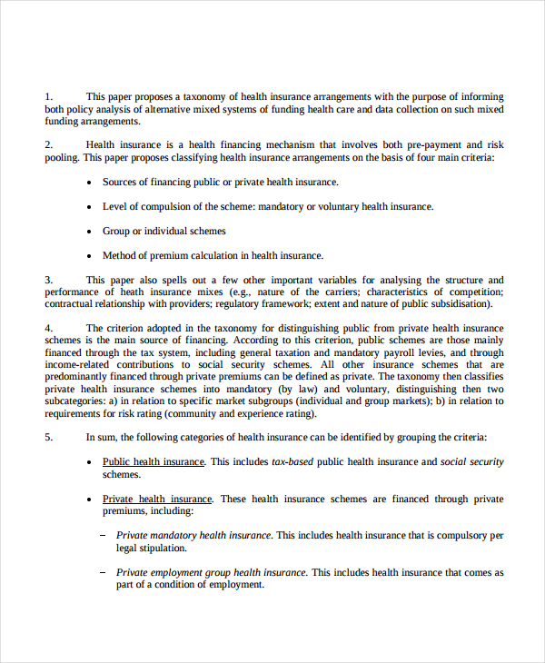 Insurance Proposal - 11+ Examples, Format, Pdf | Examples