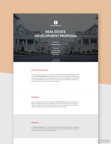 Real Estate Proposal - 35+ Examples, Format, Pdf | Examples