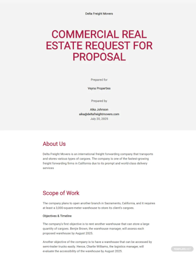 Real Estate Proposal - 35+ Examples, Format, Pdf | Examples