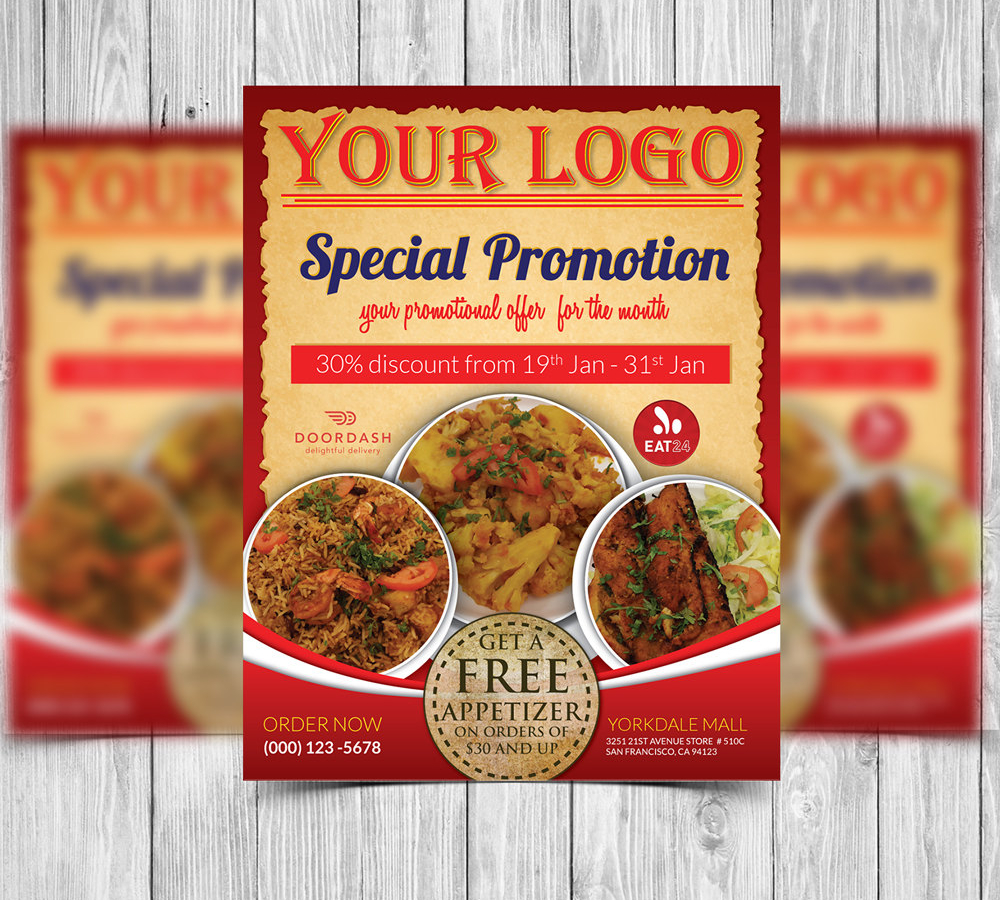 Restaurant Flyer - 24+ Examples, Format, Pdf | Examples