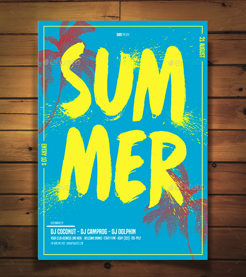 Minimalist Flyer Design - 34+ Examples, Format, Pdf | Examples