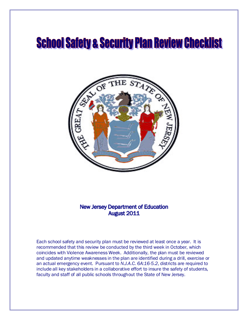 Safety and Security Checklist - 11+ Examples, Format, Pdf | Examples