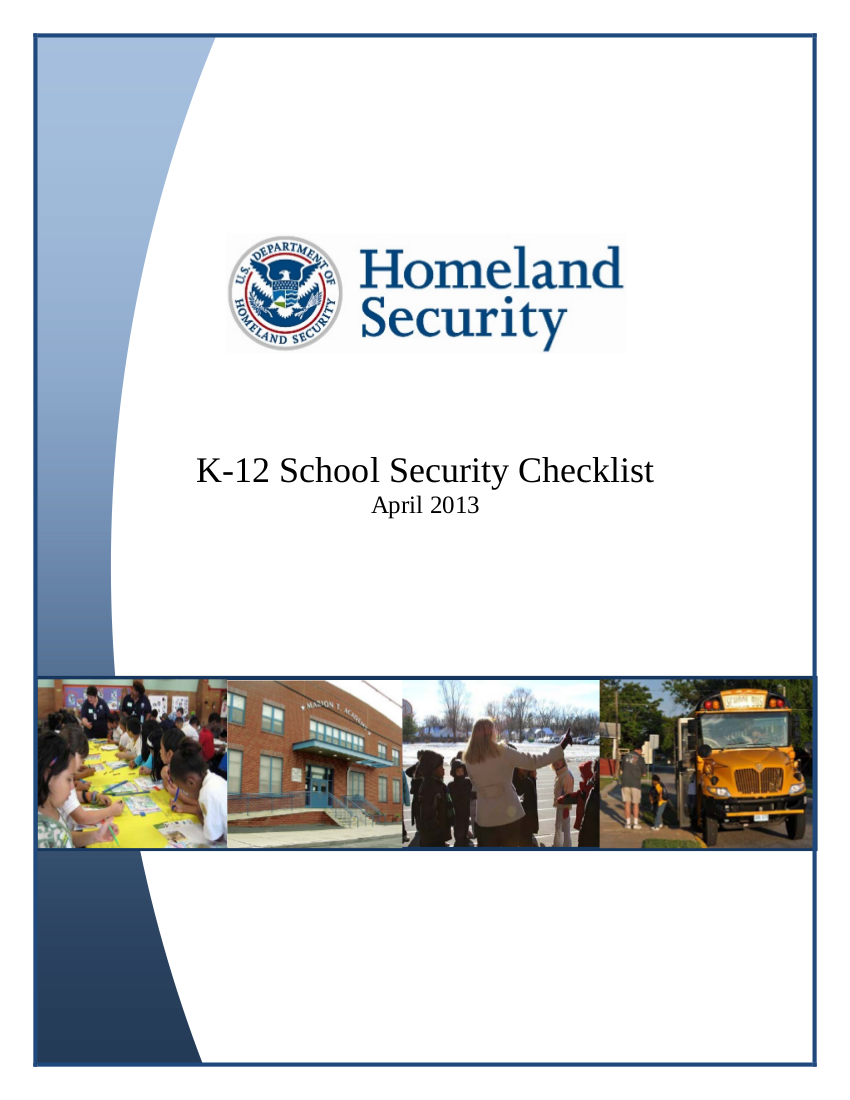 Safety and Security Checklist - 11+ Examples, Format, Pdf | Examples