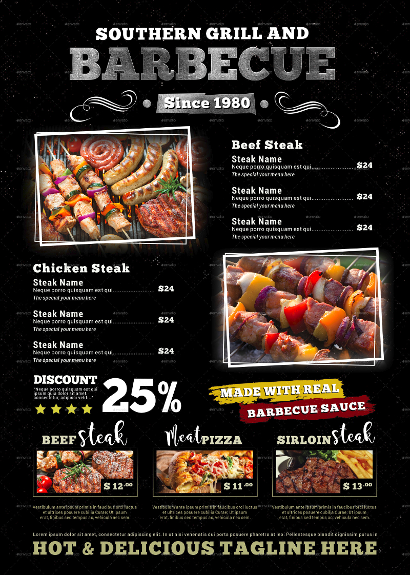 Barbecue Menu 12 Examples Format Pdf Examples