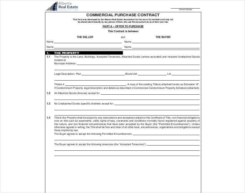 Purchase Contract - 17+ Examples, Format, Pdf | Examples
