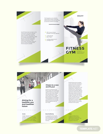 Gym Brochure - 14+ Examples, Format, Pdf | Examples