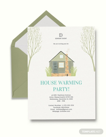 FREE 23 Housewarming Party Invitation Designs Examples In Publisher 