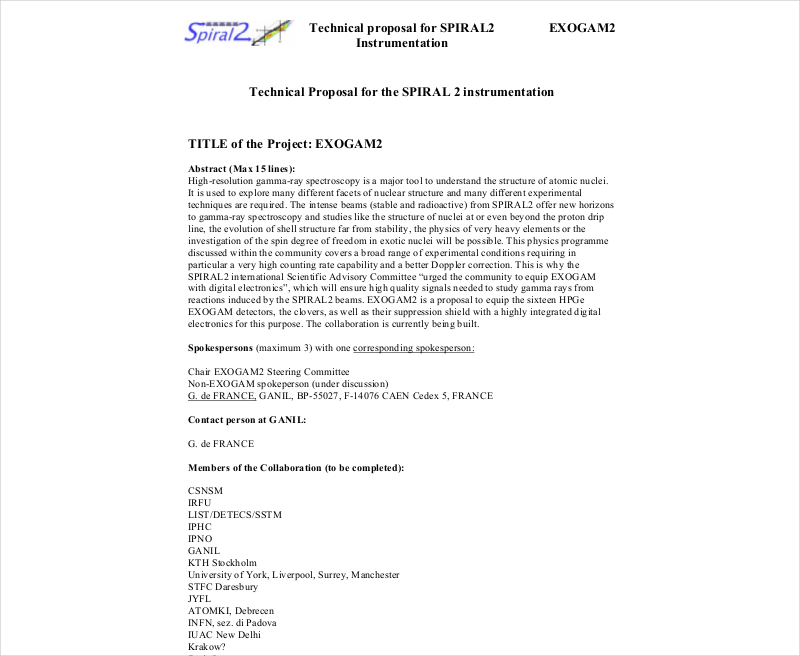 Technical Proposal - 16+ Examples, Format, Pdf | Examples