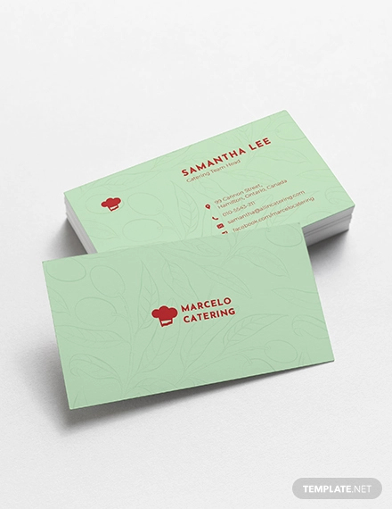 Catering Business Card - 19+ Examples, Format, Pdf | Examples