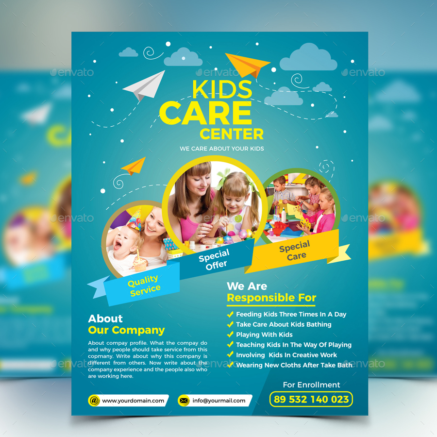 Child Care Flyer - 16+ Examples, Format, Pdf | Examples
