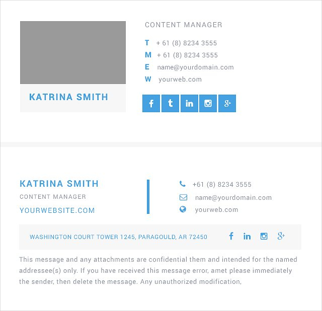 Email Signature Designs - 33+ Examples, Format, Sample | Examples