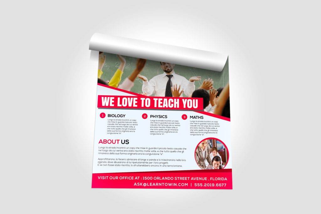 Tutoring Flyer - 16+ Examples, Word, Pages, Photoshop