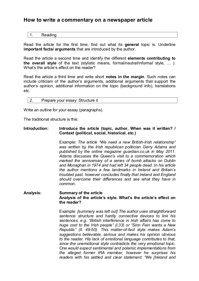 Newspaper Worksheet - 10+ Examples, Format, Pdf | Examples