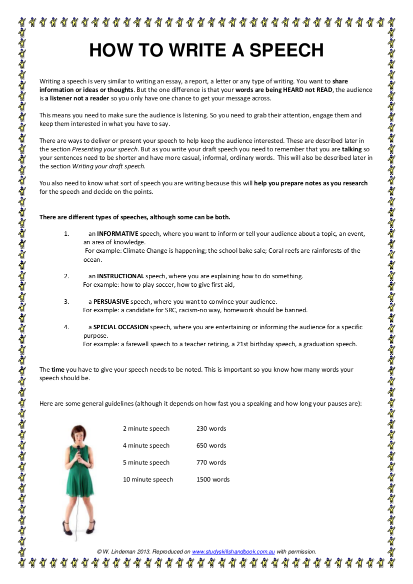 Speech Writing