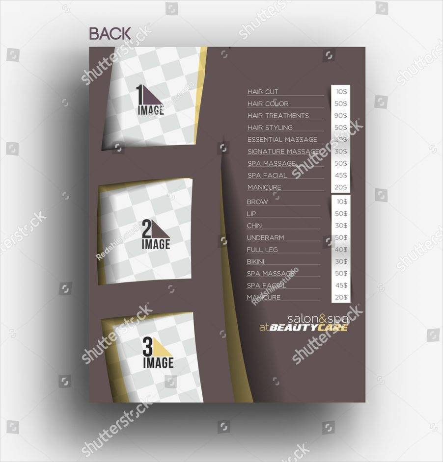 Spa Menu Designs and Examples – 15+ PSD, Al | Examples