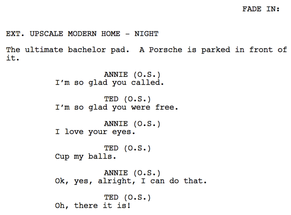 Original Screenplay Outline Examples Format Pdf Examples