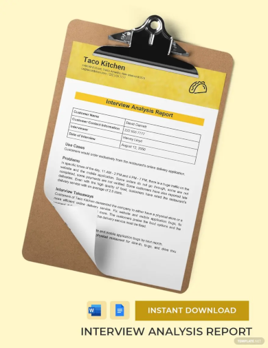 How To Write An Interview Report?