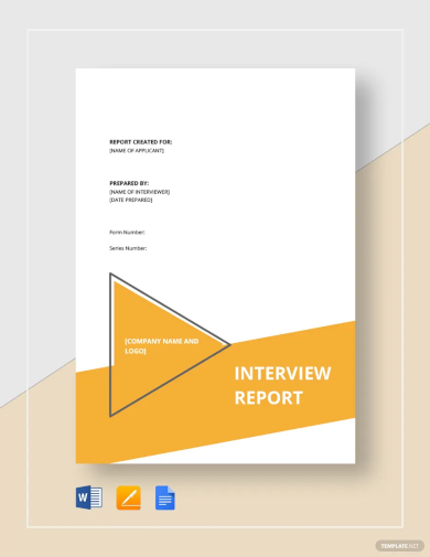 How To Write An Interview Report?