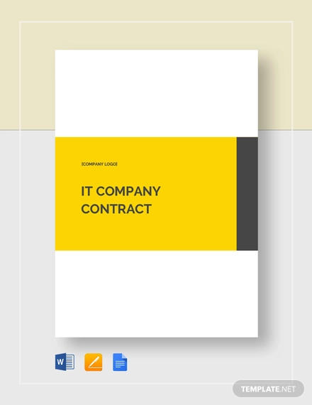 Company Contract - 14+ Examples, Format, Pdf | Examples