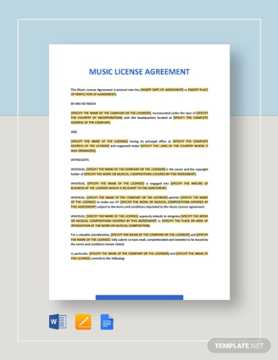Licensing Agreement Examples - 15+ Templates (Download Now) | Examples