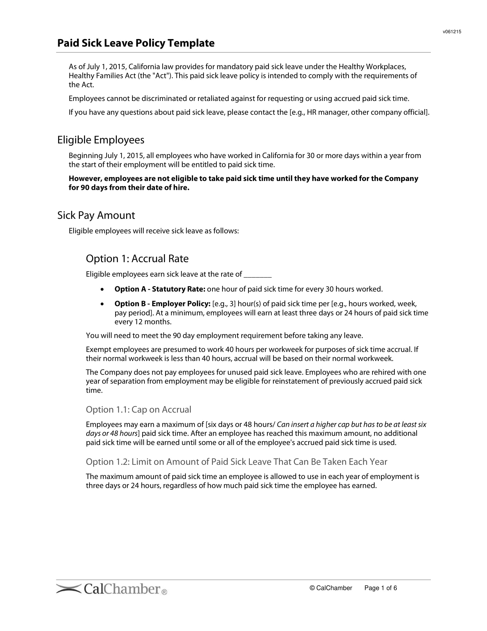 19 Leave Policy Examples To Download