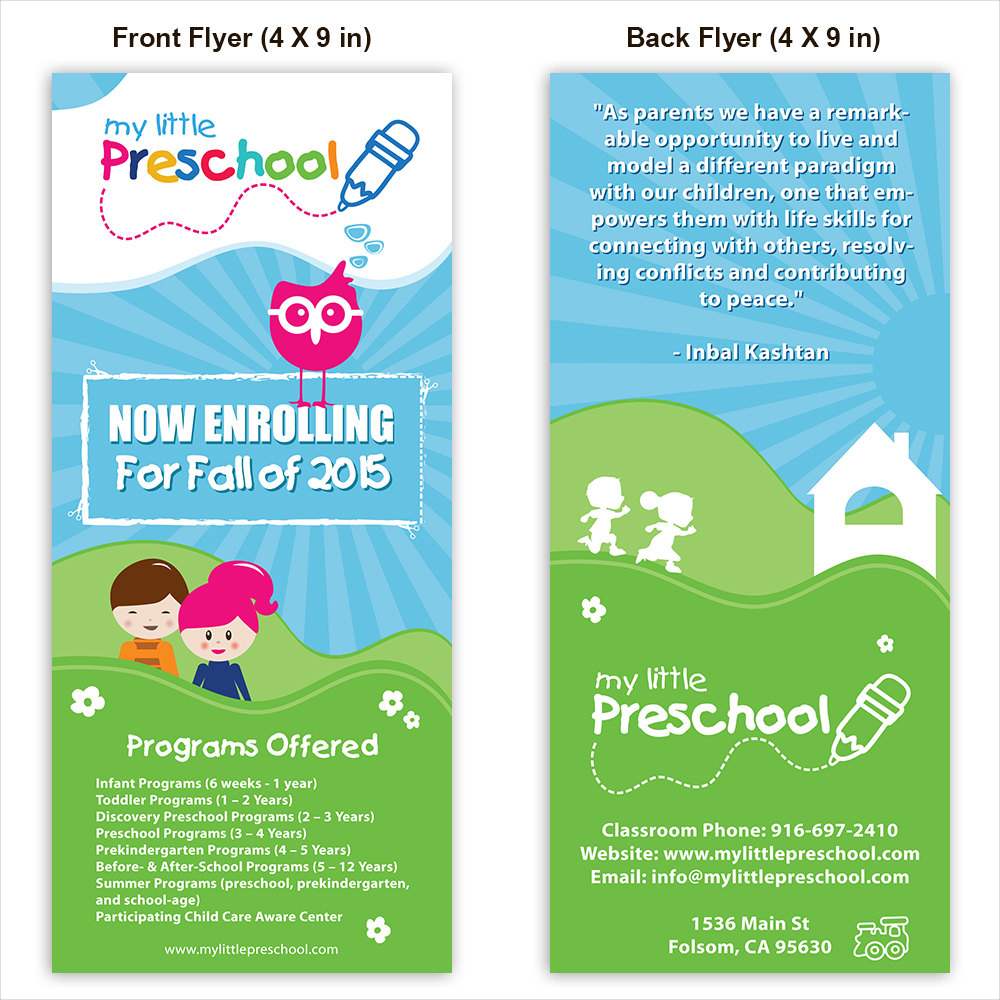 Preschool Flyer - 16+ Examples, Format, Pdf | Examples
