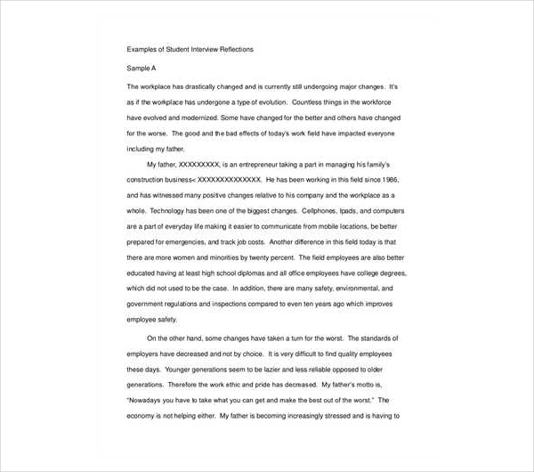 Magazine Interview Examples