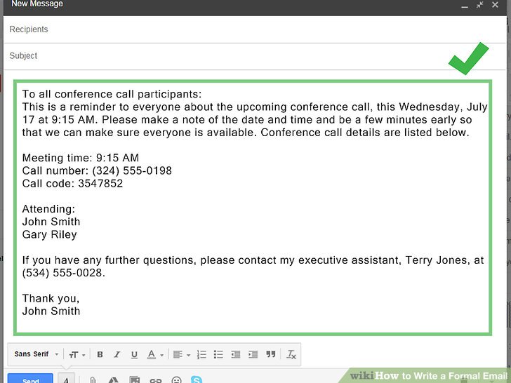 Email Writing Examples Examples