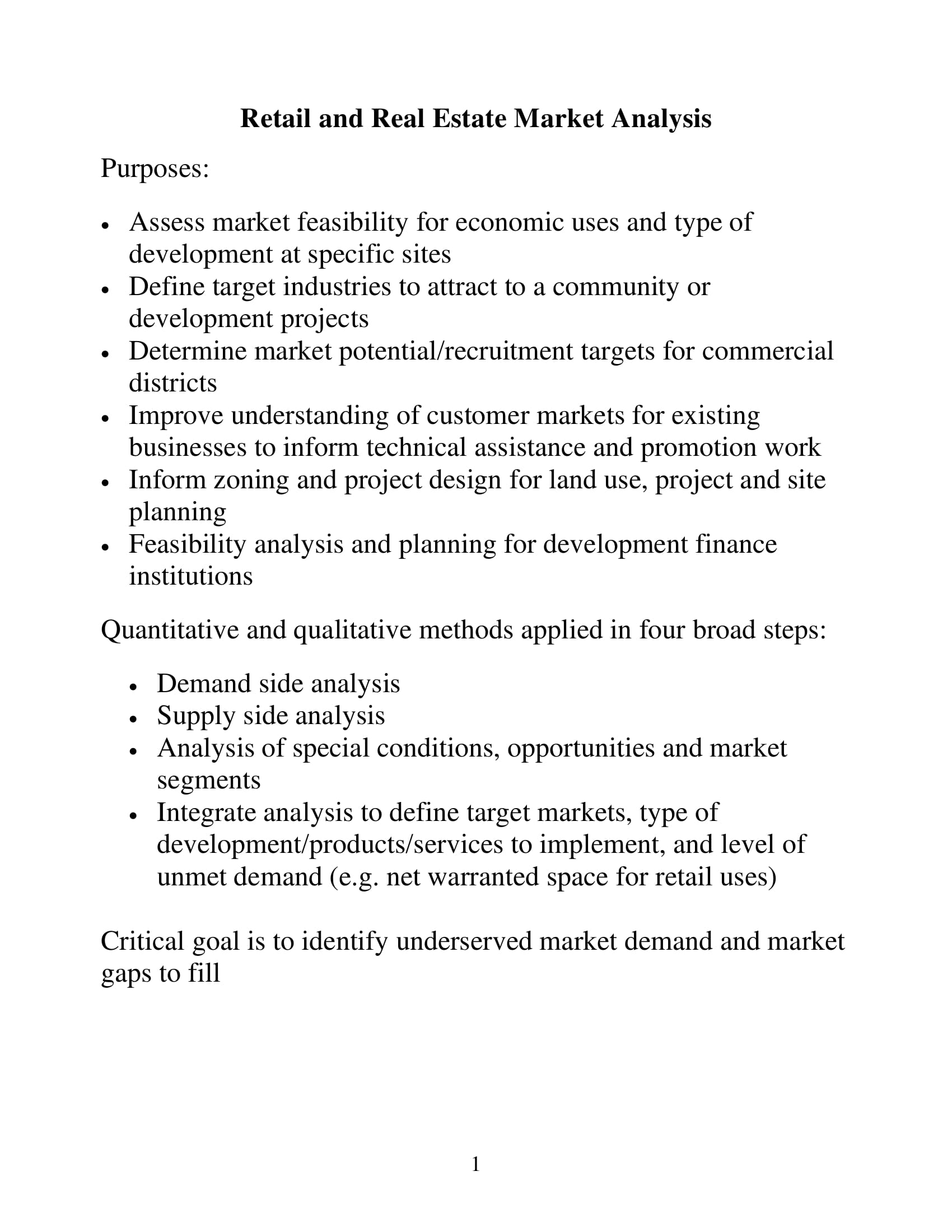 Market Analysis 42 Examples Format How To Make Pdf