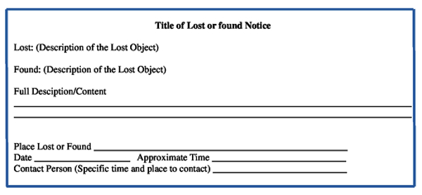Notice Writing - 18+ Examples, Format, Elements, PDF