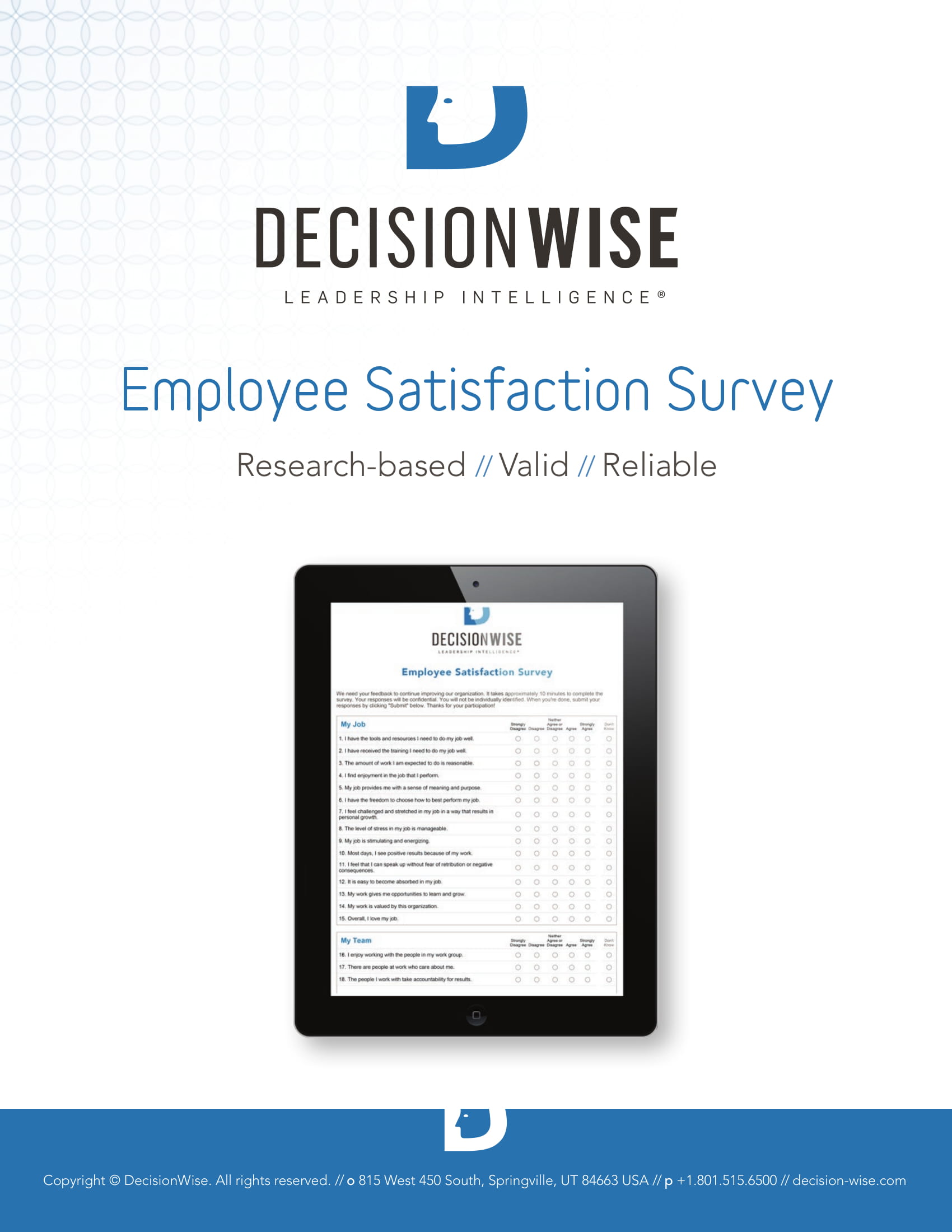 Employee Satisfaction Survey Form - 14+ Examples, Format, Pdf, Tips