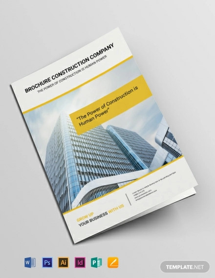 Construction Brochures - 28+ Examples, Format, Pdf | Examples