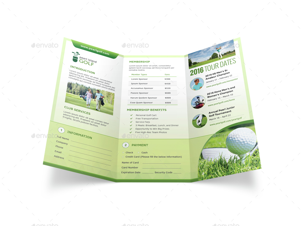 Golf Brochure - 16+ Examples, Format, Pdf | Examples