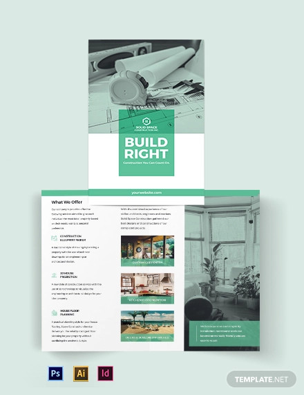 Construction Brochures - 28+ Examples, Format, Pdf | Examples