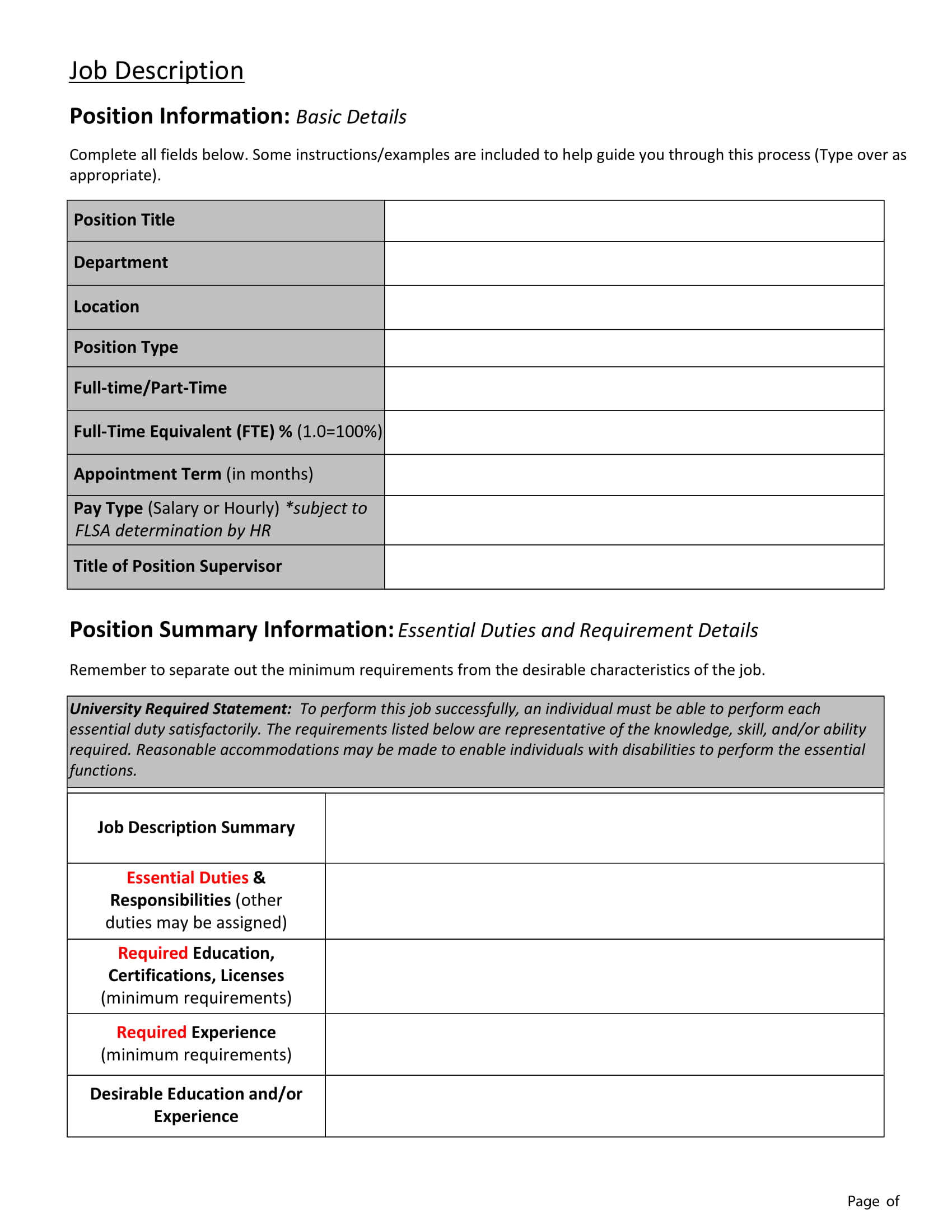 Job Summary 10 Examples Format Pdf Examples