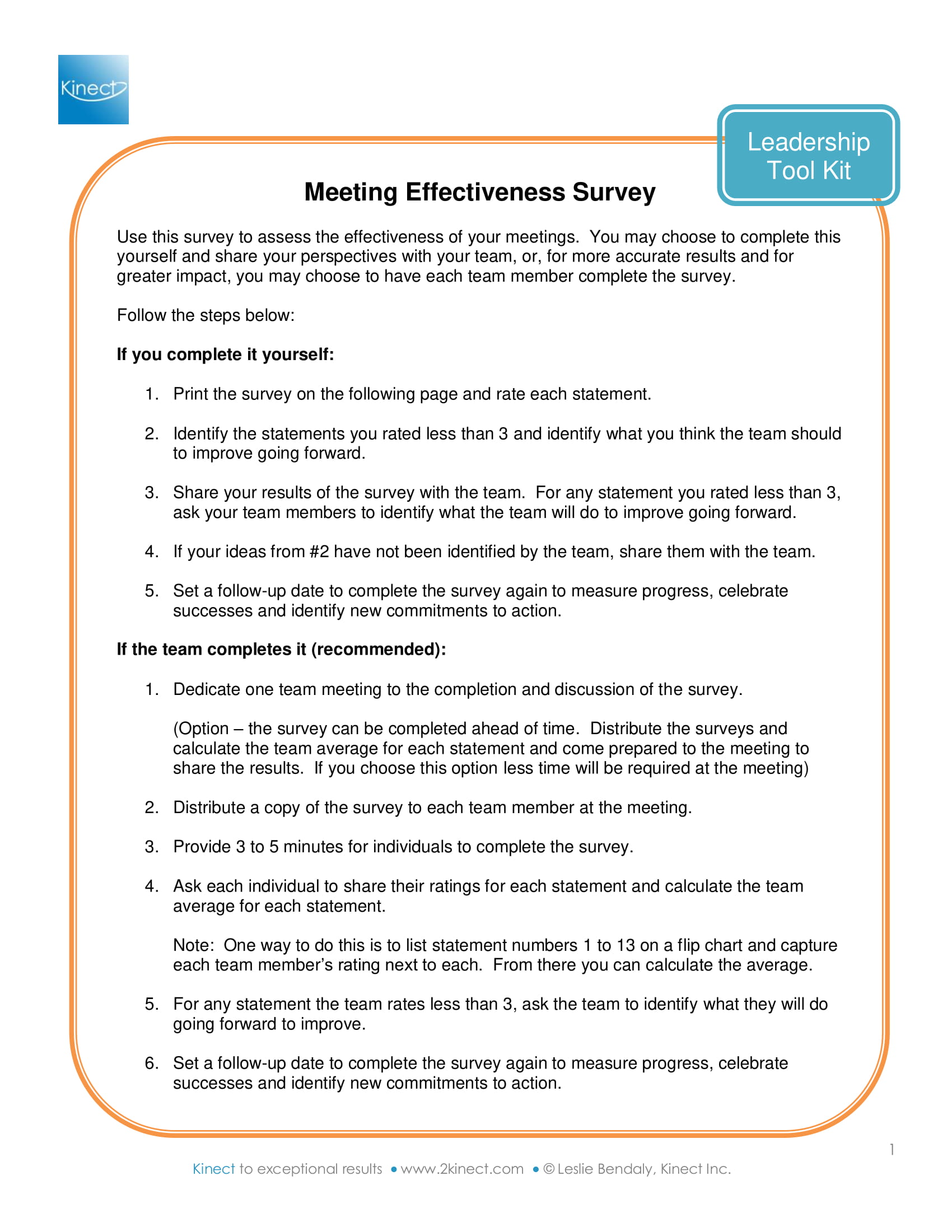 Meeting Survey - 11+ Examples, Format, Pdf | Examples