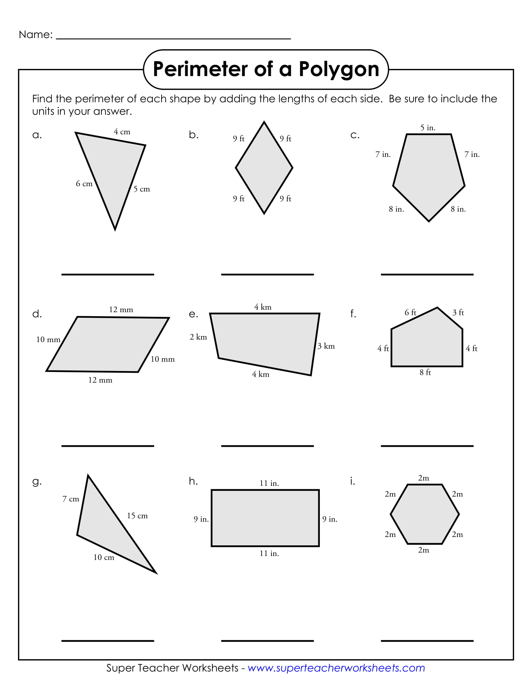 Geometry Worksheet For Students 9 Examples Format Pdf Examples