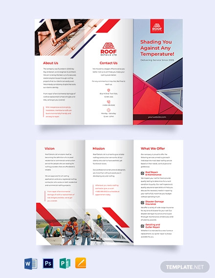 Construction Brochures - 28+ Examples, Format, Pdf | Examples