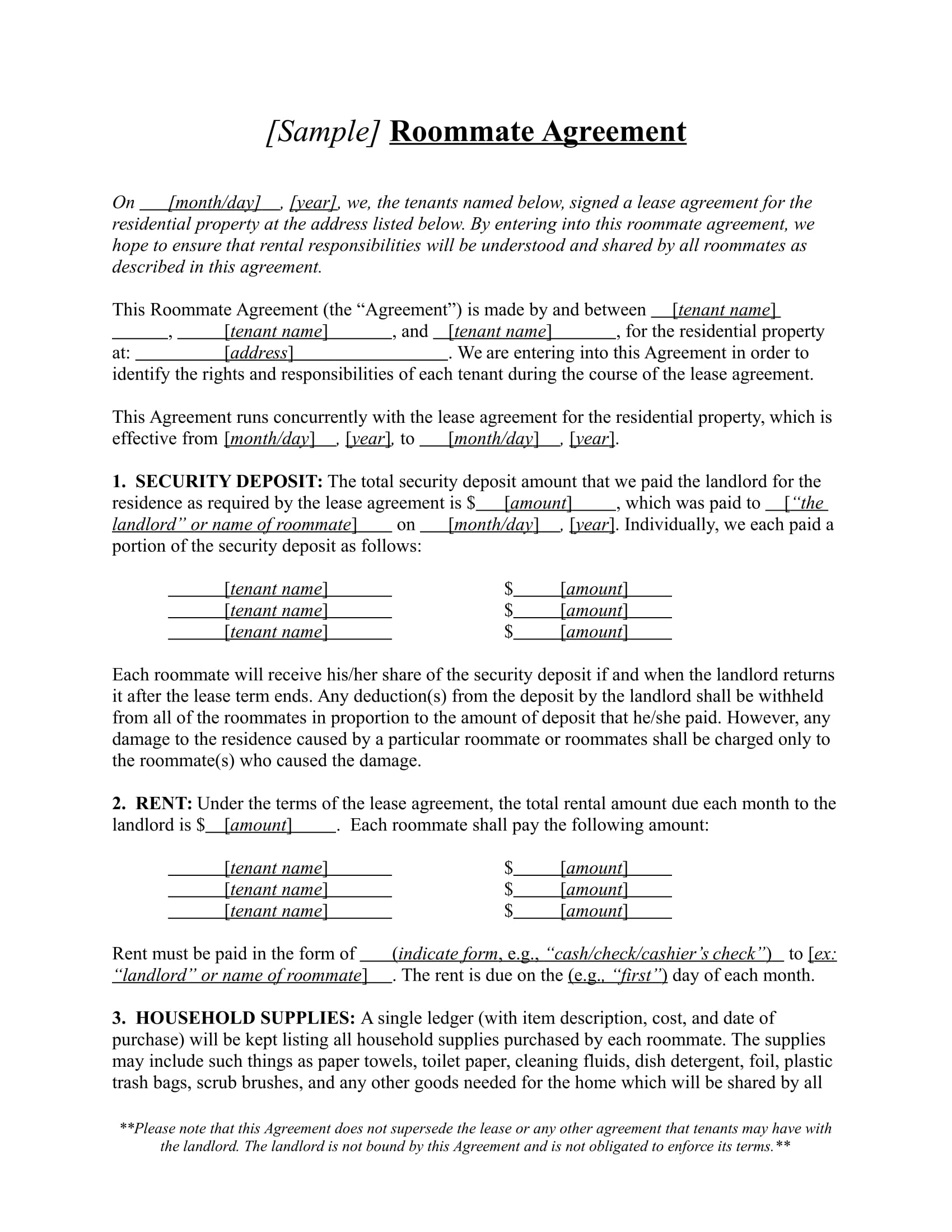 Agreement - 25+ Examples, Format, Pdf | Examples