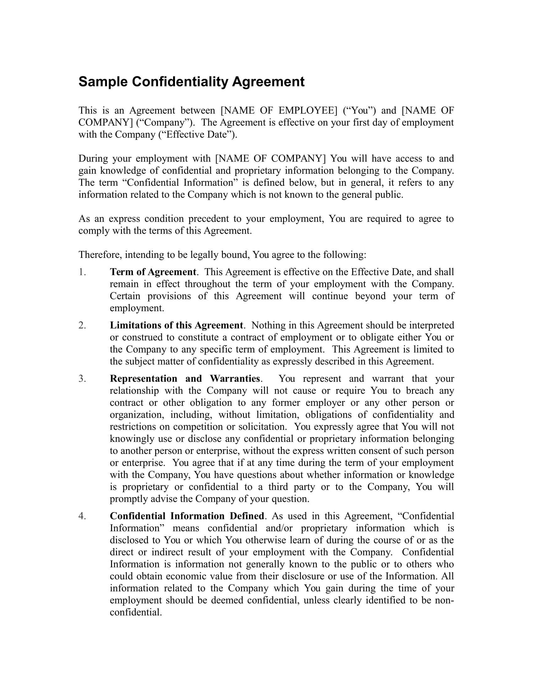 Agreement - 25+ Examples, Format, Pdf | Examples