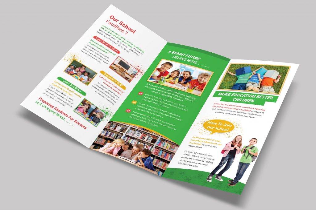 Education Trifold Brochure - 17+ Examples, Format, Pdf | Examples
