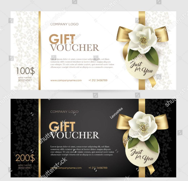 Gift Voucher Examples