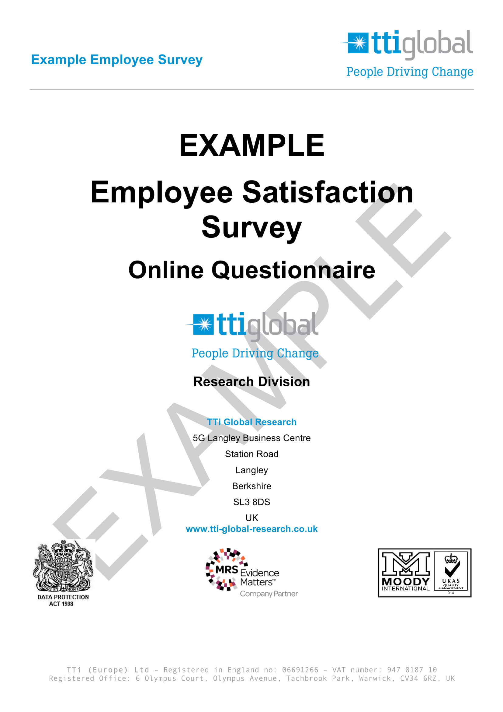 Employee Satisfaction Survey Form - 14+ Examples, Format, Pdf, Tips