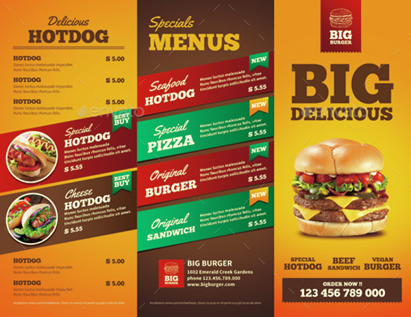 Fast Food Brochure 14 Examples Format Pdf Examples