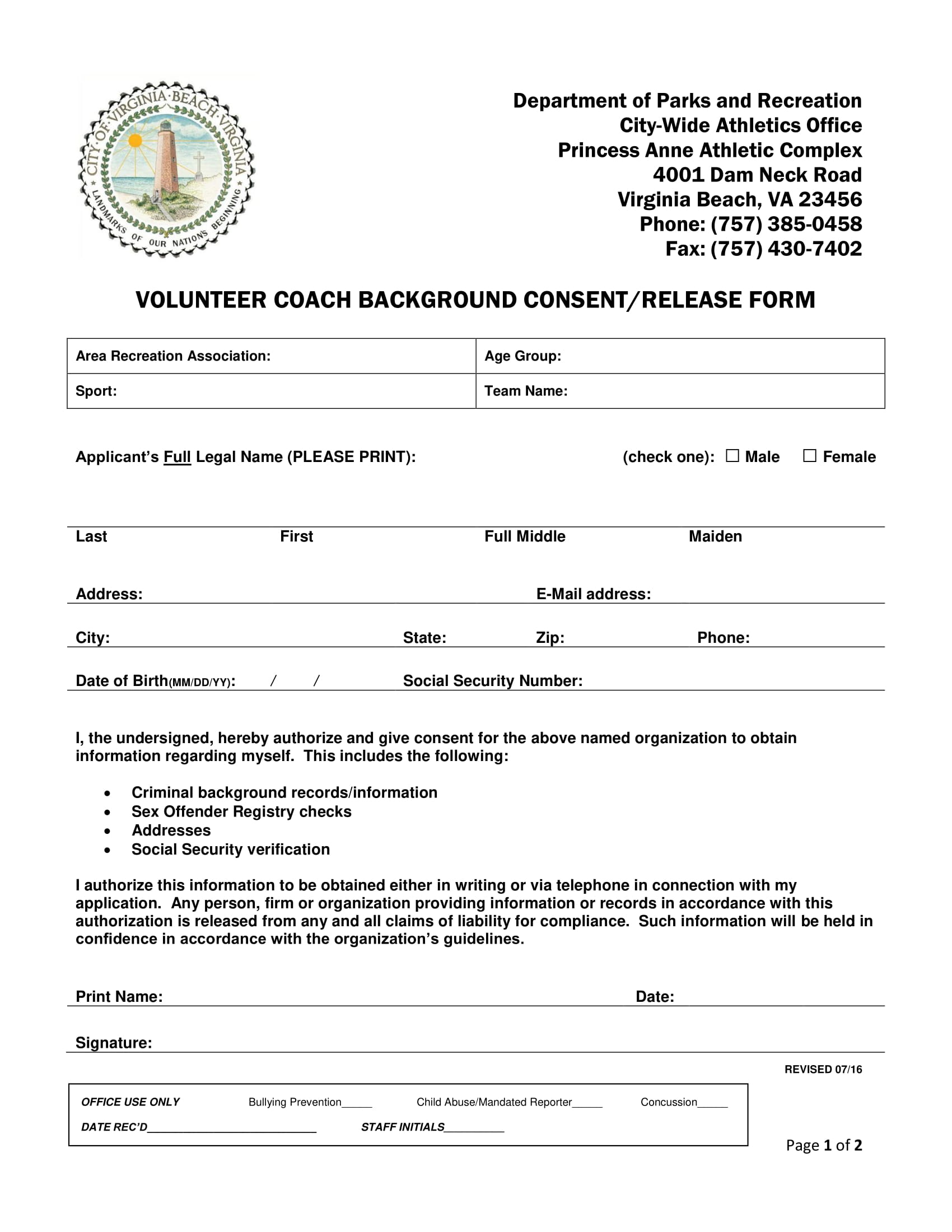 Background Check Form - 9+ Examples, Format, Pdf | Examples