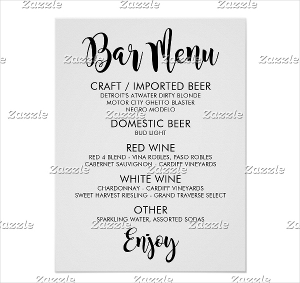 Birthday Party Menu Designs And Examples 10 PSD AI Examples