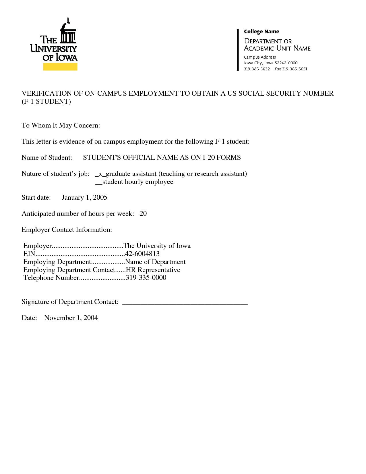 Verification Of Employment Letter 9 Examples Format Sample Examples